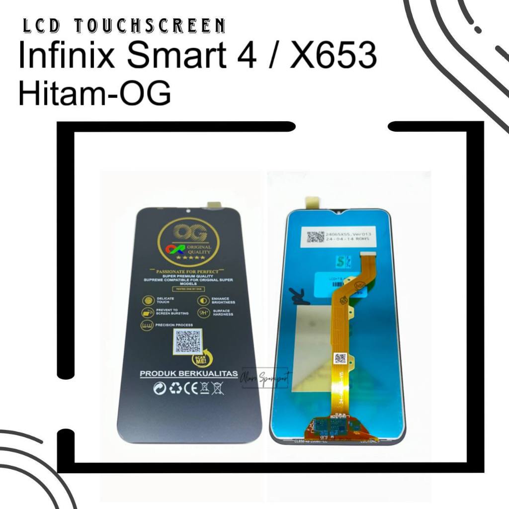 Jual LCD TOUCHSCREEN INFINIX SMART 4 / X653 / X653C FULLSET | Shopee Indonesia