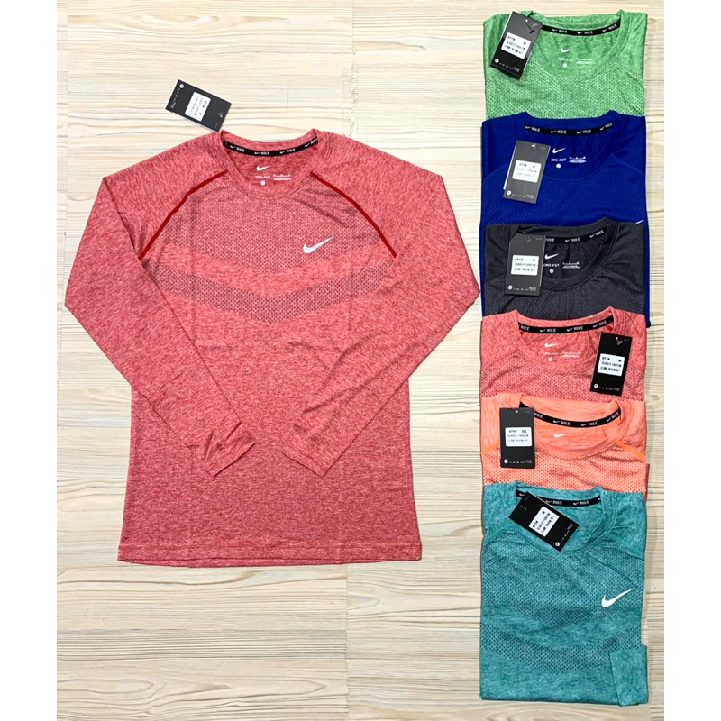 Jual T-SHIRT N1KE KAOS IMPORT LENGAN PANJANG DRI FIT PREMIUM OLAHRAGA ...