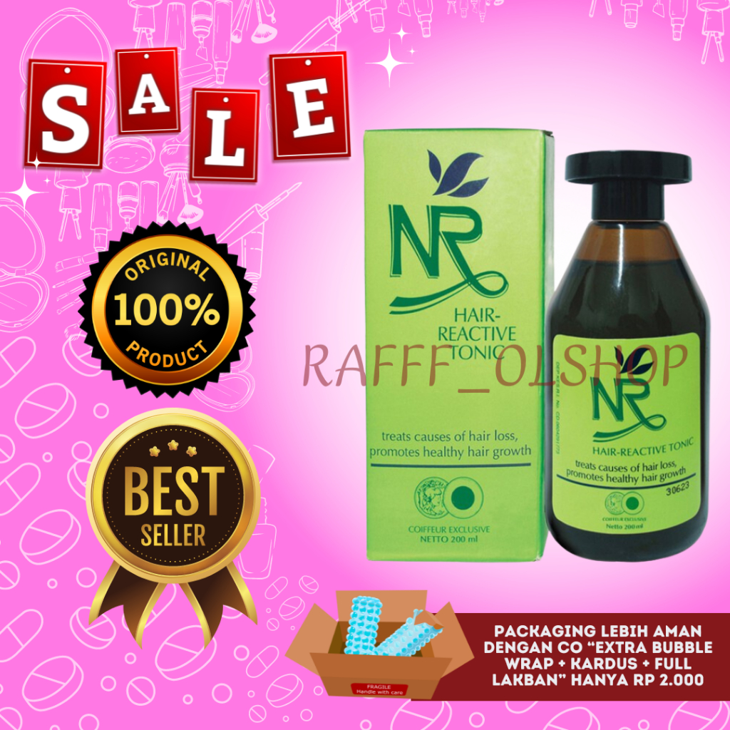 Jual NR HAIR REACTIVE TONIC 200 Ml | HAIR TONIK RAMBUT RONTOK ...
