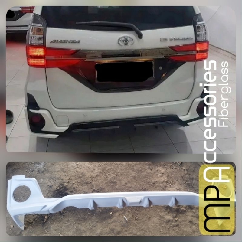 Jual bodykit add-on Bumper bemper belakang khusus Toyota Avanza Veloz ...