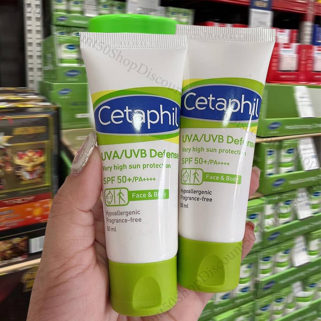 Jual Cetaphil Sunscreen Cetaphil Uva/Uvb Defense Sunscreen Spf50+ Pa++++ 50ml Cetaphil Sunblock ...