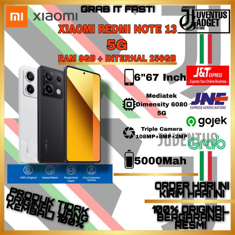 Jual XIAOMI REDMI NOTE 13 5G ( 8/256GB ) GARANSI RESMI TAM XIAOMI 100% ORIGINAL GARANSI RESMI ...