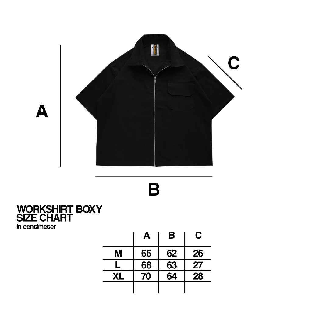 Jual Kmbngclth Workshirt Boxy HALFZIPP Fit Kemeja - KSTAR | Shopee ...