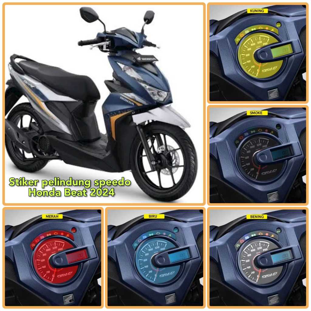 Jual Stiker pelindung speedometer Honda beat deluxe 2024 Stiker ...