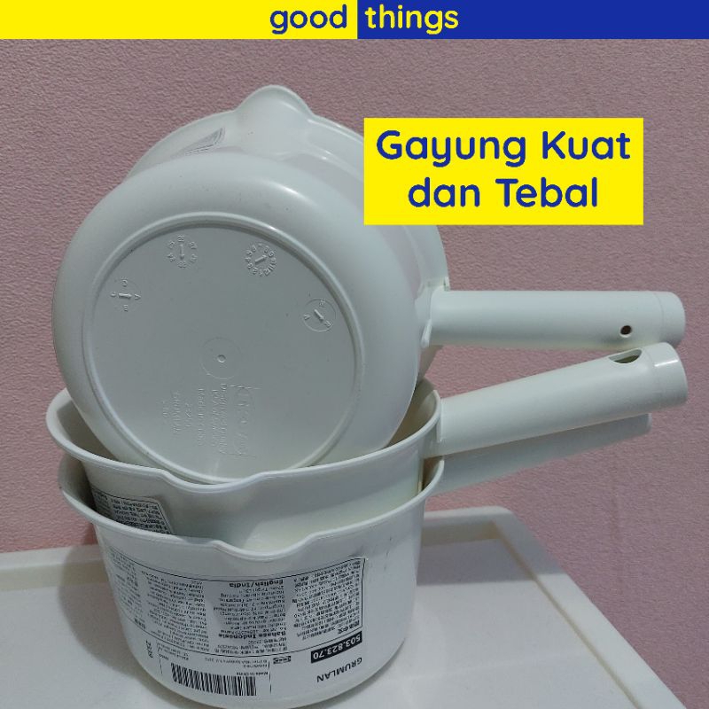 Jual Gayung Mandi Serbaguna Putih Minimalis Kuat Tebal Ergonomis ...