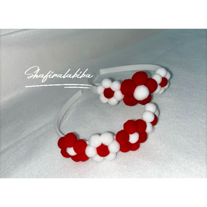 Jual Ready Bando bendera merah putih flanel 17 agustus atribut karnaval ...