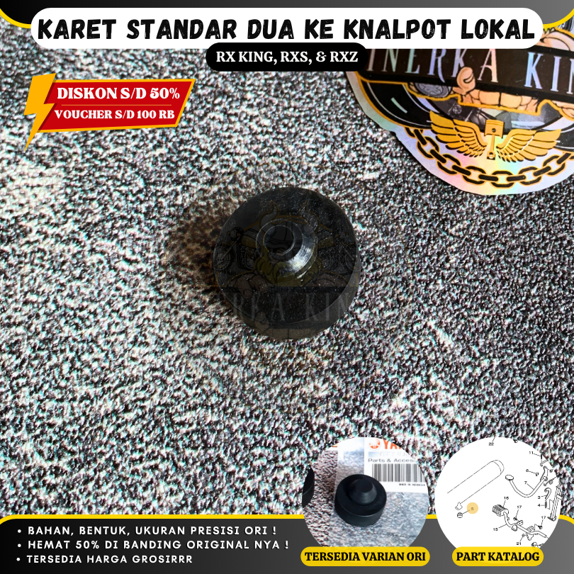 Jual Karet Ganjel Bantalan Penahan Standar Tengah 2 RX KING RXK RXS RXZ ...