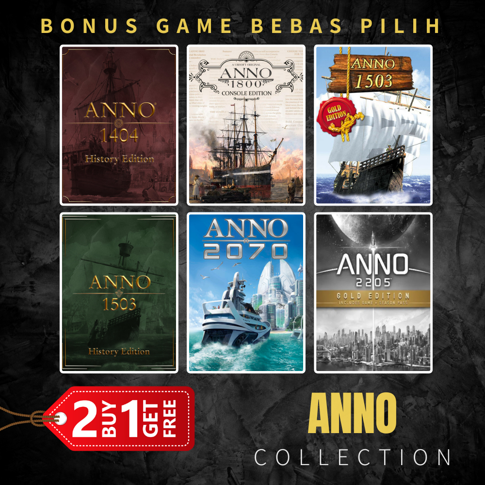 Jual Anno Collection Series | GAME PC | BELI 2 GRATIS 1 | Shopee Indonesia