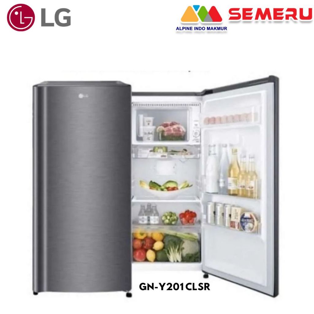 Jual LG KULKAS 1 PINTU 164 L / SILVER GN-Y201 CLSR | Shopee Indonesia