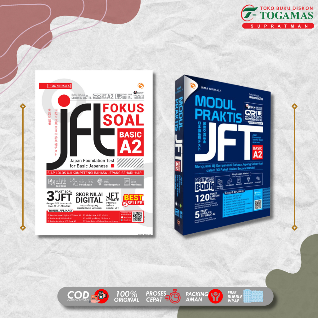 Jual FOKUS SOAL JFT BASIC A2 // MODUL PRAKTIS JFT (JAPAN FOUNDATION ...