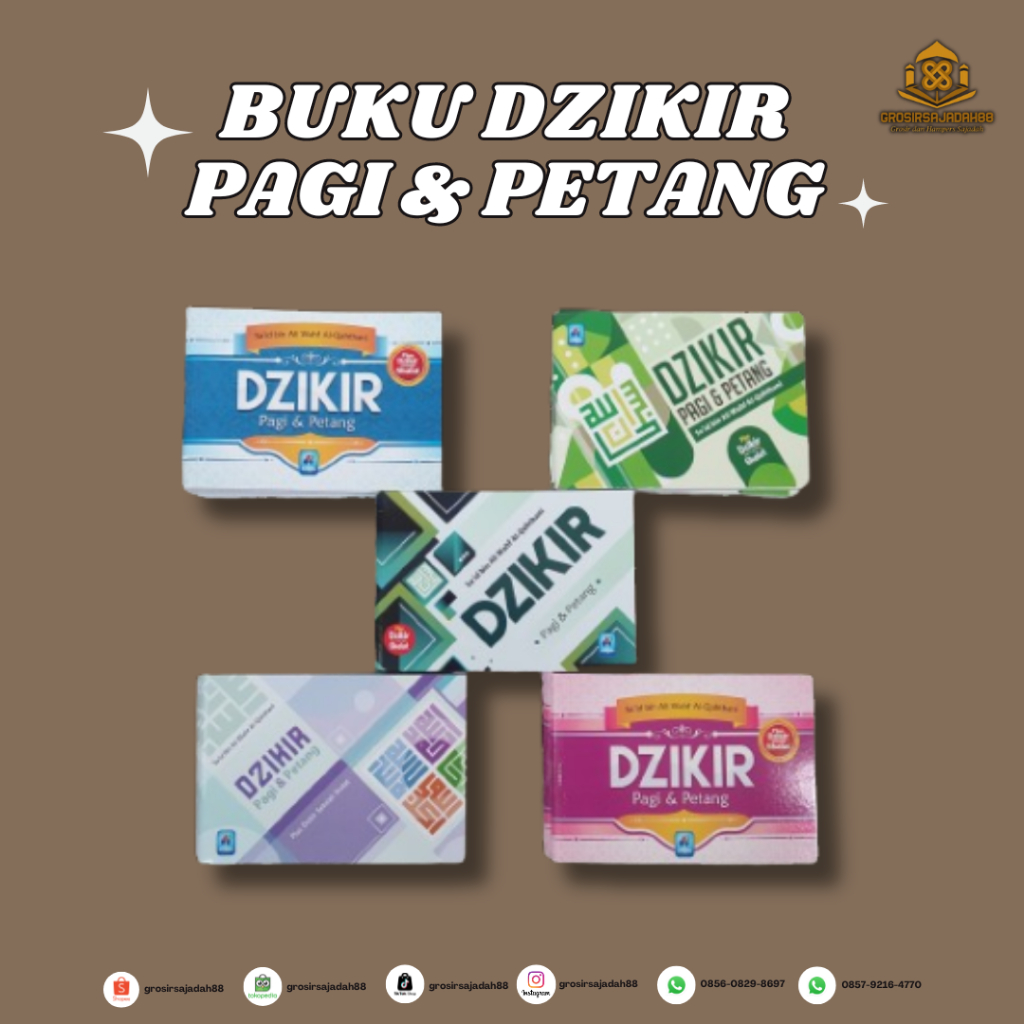 Jual Buku Dzikir Pagi Petang Soft Cover (Arafah) Termurah dan ...
