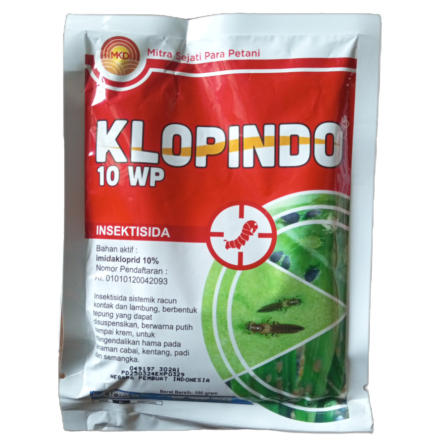 Jual Klopindo 10WP (100 Gram) Insektisida MKD | Shopee Indonesia