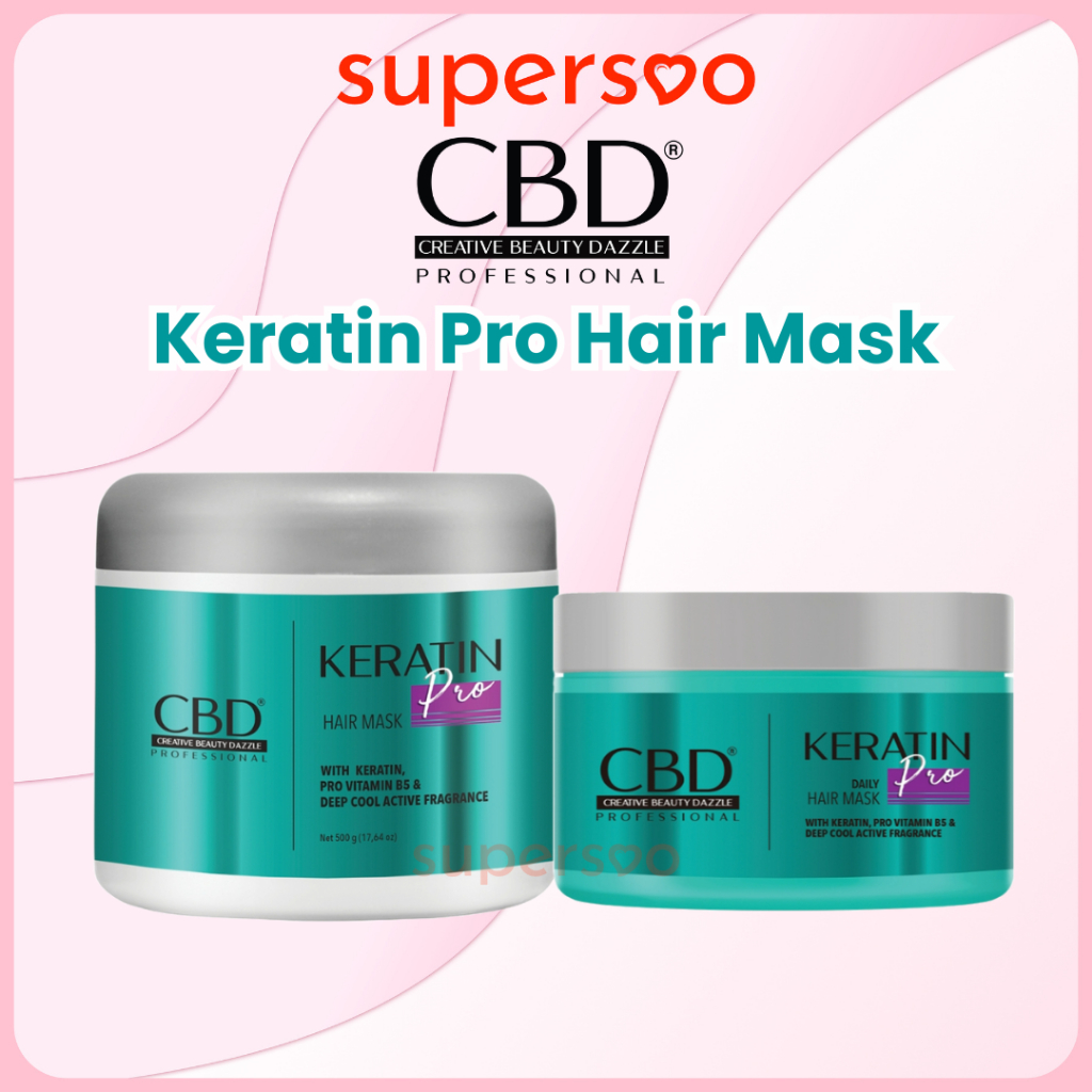 Jual CBD Keratin Pro Daily Hair Mask 250gr 500gr Masker Rambut ...