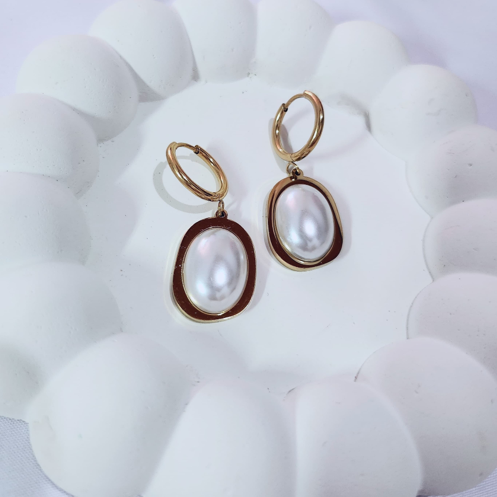 Jual Prity Earrings Anting Elegan Berbentuk Mutiara | Shopee Indonesia