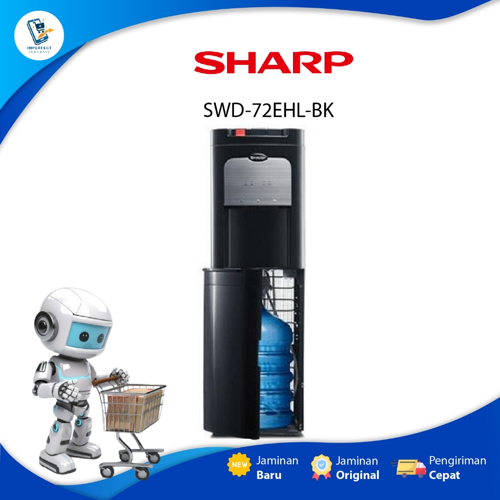 Jual Bottom Loading Water Dispenser SWD-72EHL-BK | Shopee Indonesia