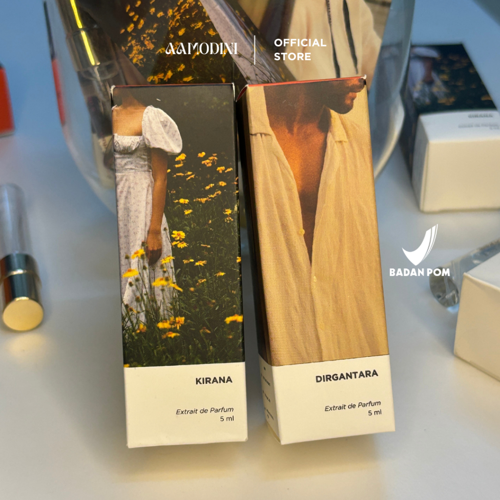 Jual Aamodini Extrait de Parfum Travel Size Kirana Dirgantara | Shopee ...