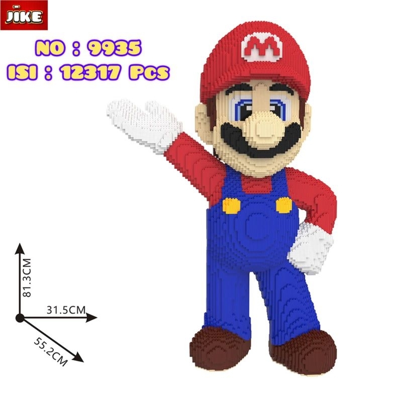 Jual JiKE Nano Blocks BIG/JUMBO Super Mario, Blok Susun Karakter Super ...