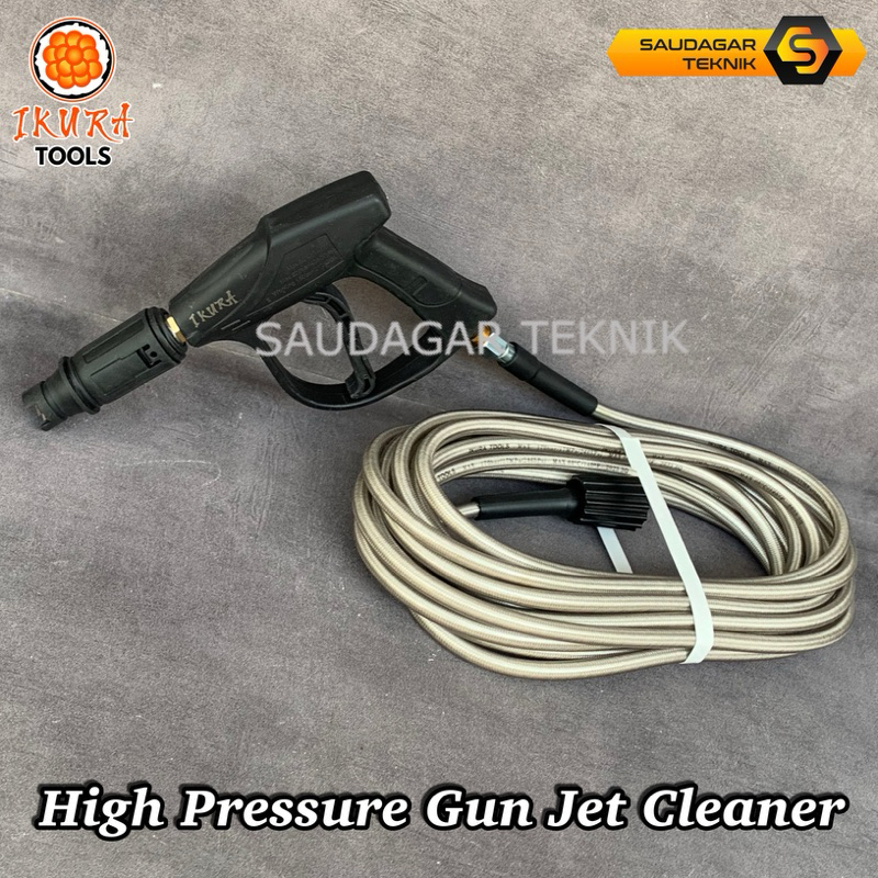 Jual Paket Gun + Selang Jet Cleaner 10 15 20 Meter Nozzle Spray Gun ...