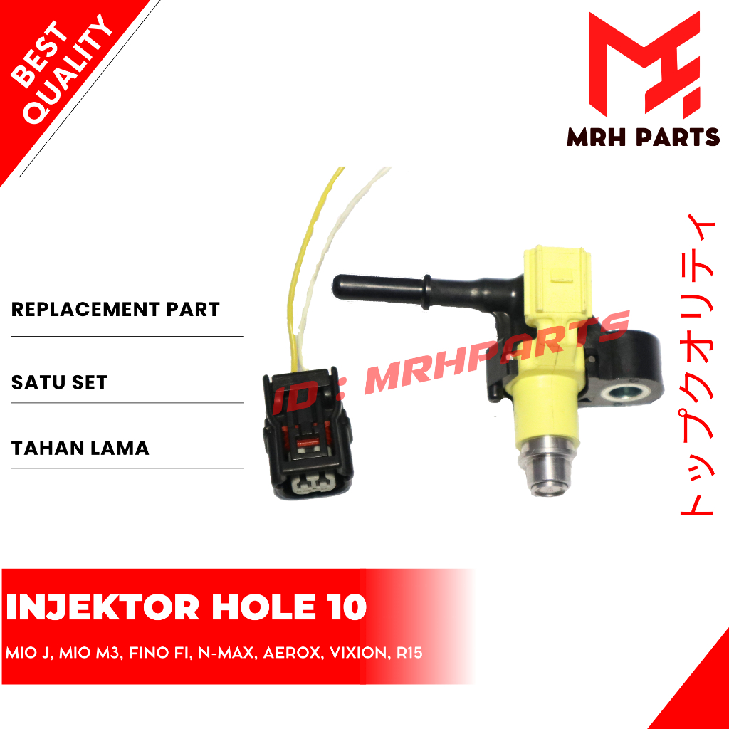 Jual Injector Injector Racing Set Hole 10 Mio J M3 Fino Nmax Aerox ...