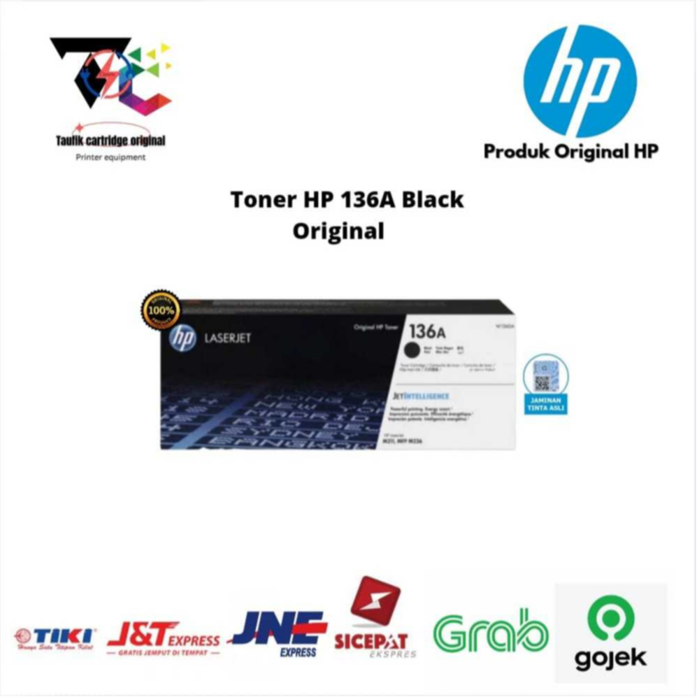 Jual Toner HP 136A Black Original | Shopee Indonesia
