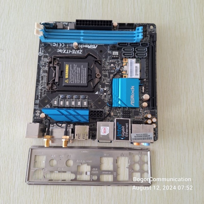 Jual Motherboard Z97 Asrock Z97E-ITX/ac Intel Haswell 1150 Mini ITX ...