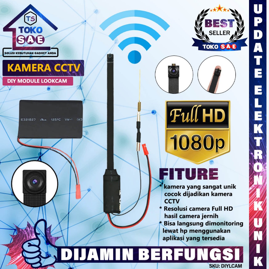 Jual Camera DIY Module Wifi DIYLCAM Hidden Spy Cam Kamera Pengintai ...