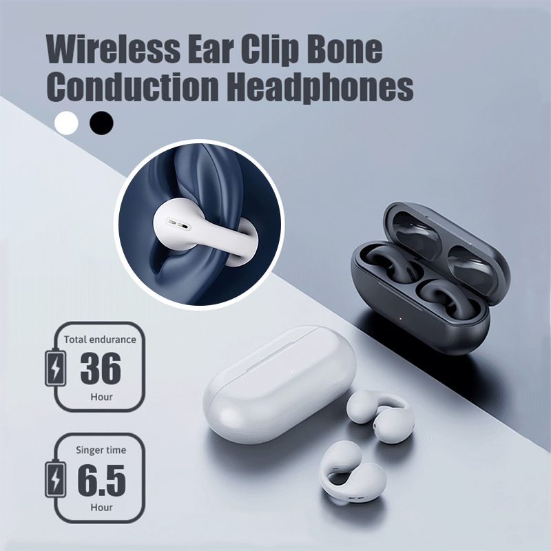 Jual Headset Bluetooth Earphone Konduksi Tulang Anting-Anting Headphone ...