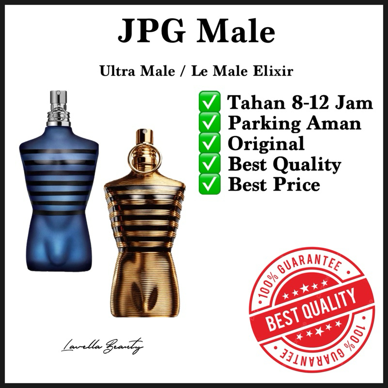 Jual [Original] Parfum JPG Ultra Male Le Male Elixir 125ml Pria ...