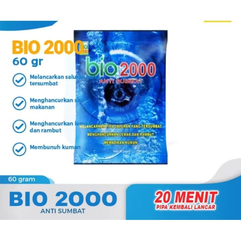 Jual bio 2000 anti sumbat harga per pcs | Shopee Indonesia