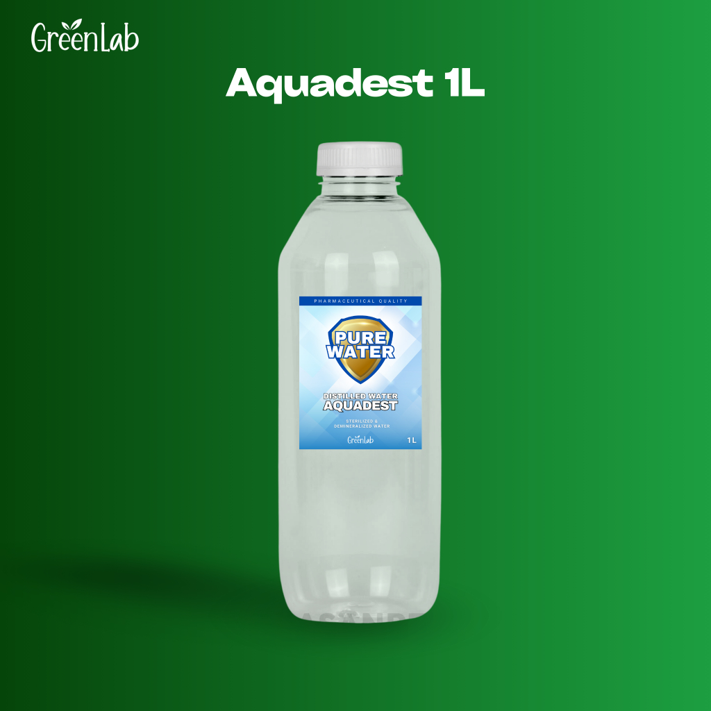 Jual Aquadest Pure Water / Distilled Water 1 Liter / Air Suling 1 Liter ...