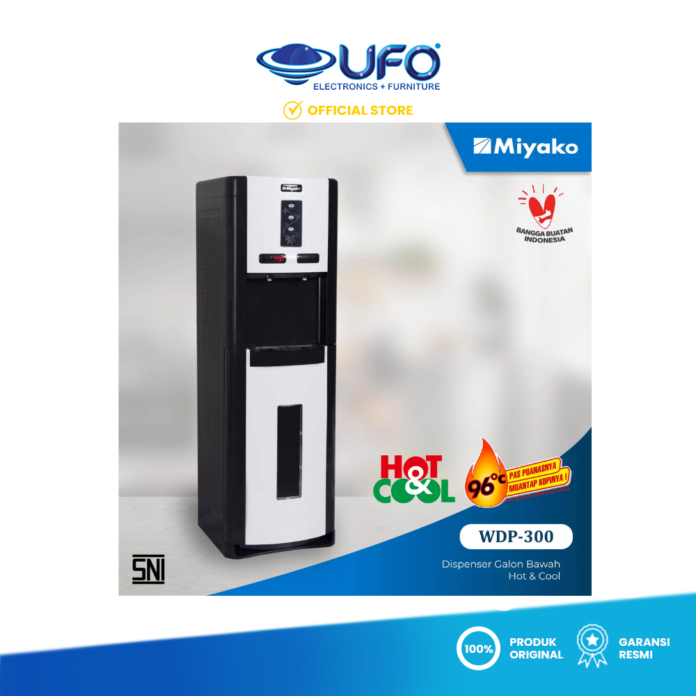 Jual Miyako WDP 300 Dispenser - Abu-abu Galon Bawah WDP300 | Shopee ...