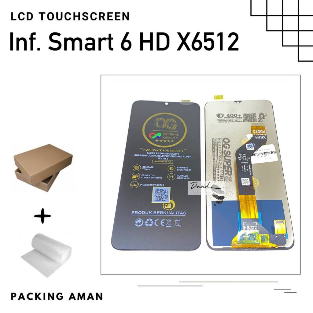 Jual LCD TOUCHSCREEN INFINIX SMART 6 HD X6512 FULLSET | Shopee Indonesia