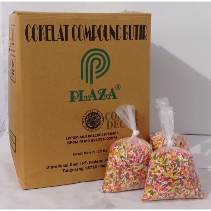 Jual Meises Compound Butir Plaza Coklat | Warna Mix Repack 250gr ...
