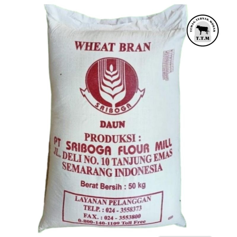Jual WHEAT BRAN- SRIBOGA 50 Kg - Bran pakan sapi - bran.pakan kambing - bran penggemukan ...
