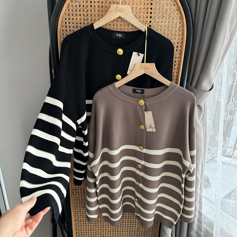Jual Halpa Stripe Cardy | Shopee Indonesia