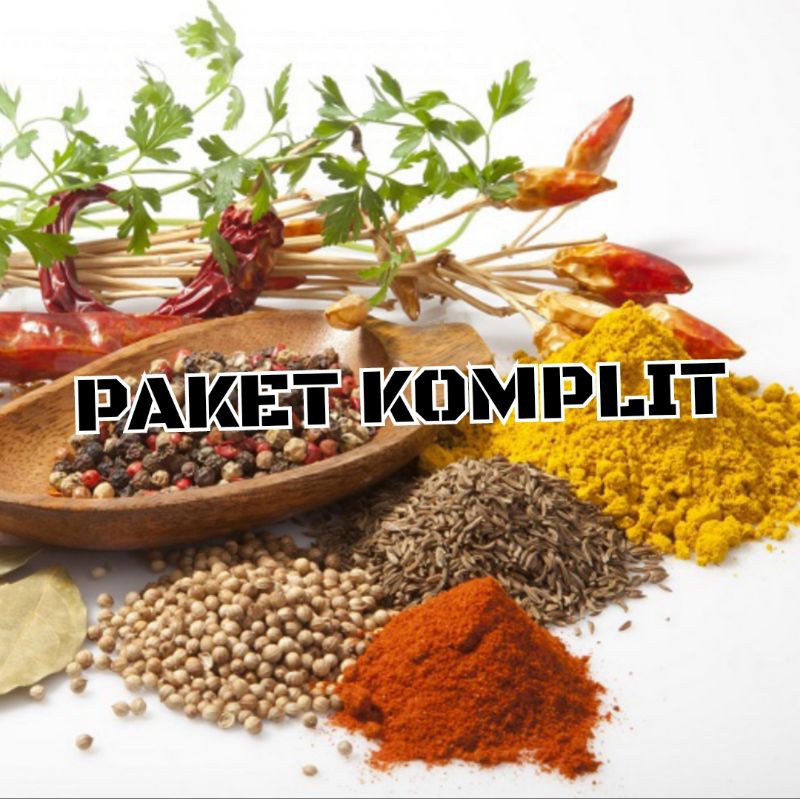 Jual PAKET KOMPLIT berbagai macam rempah tradisional | Shopee Indonesia