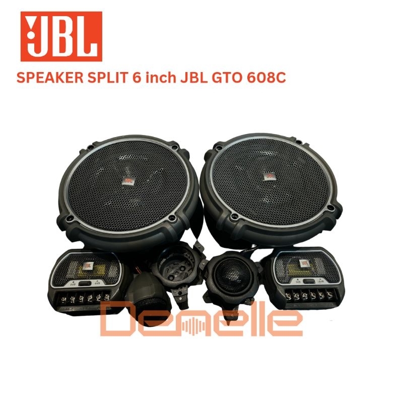 Jual Speaker Mobil 6 inch GTO-608C SPLIT / KOMPONEN / Speaker Terbagus ...