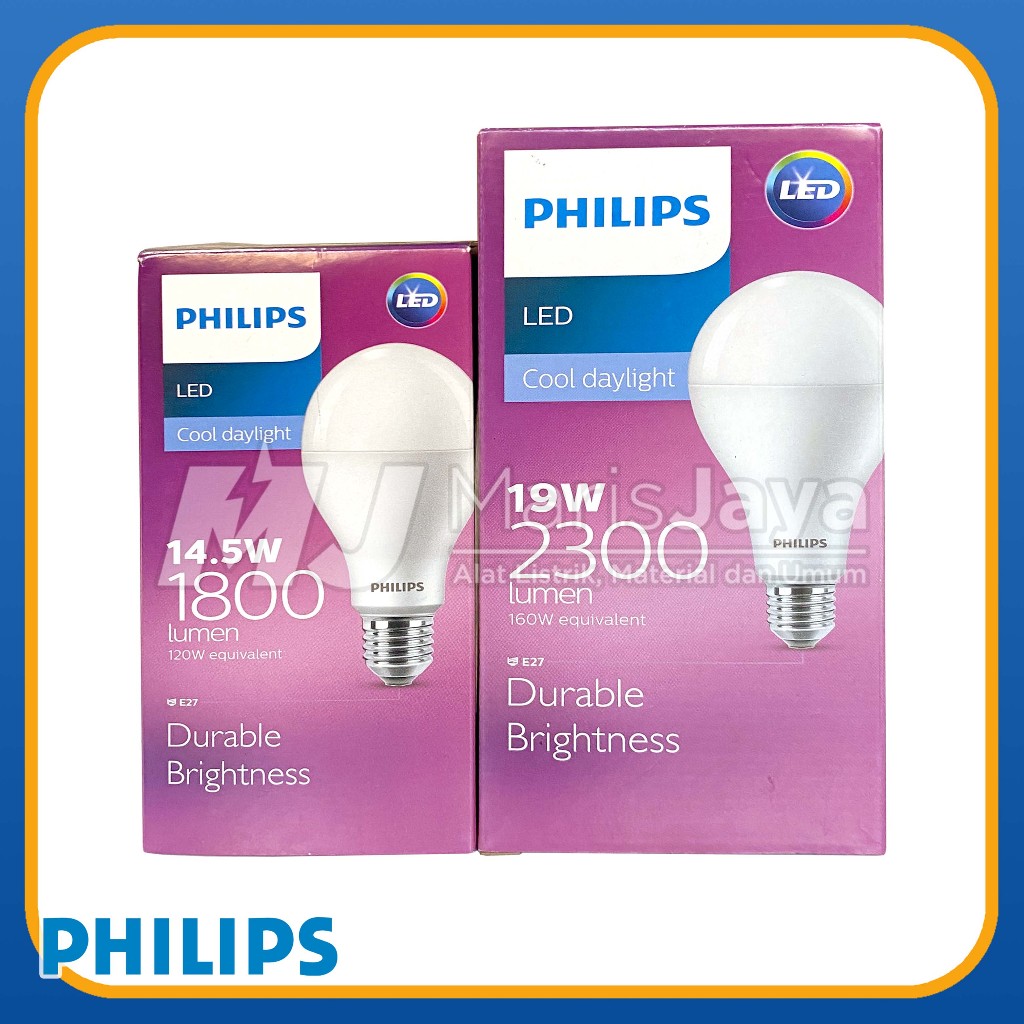 Jual Lampu LED PHILIPS 14.5 Watt 19 Watt Putih Cool DayLight (14,5 Watt ...