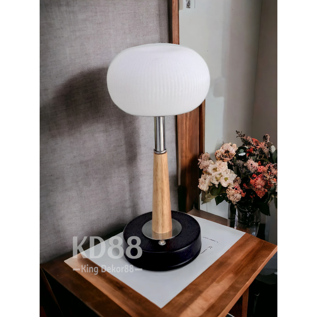Jual KONI Lampu Meja Vintage Bulat Lampu Tidur Lampu Kamar Lampu Hias ...