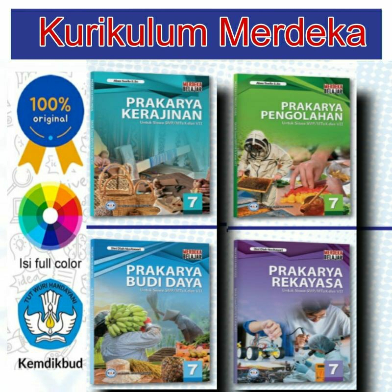 Jual GOS - BUKU SISWA PRAKARYA KURIKULUM MERDEKA SMP KELAS 7 (KERAJINAN PENGOLAHAN BUDIDAYA ...
