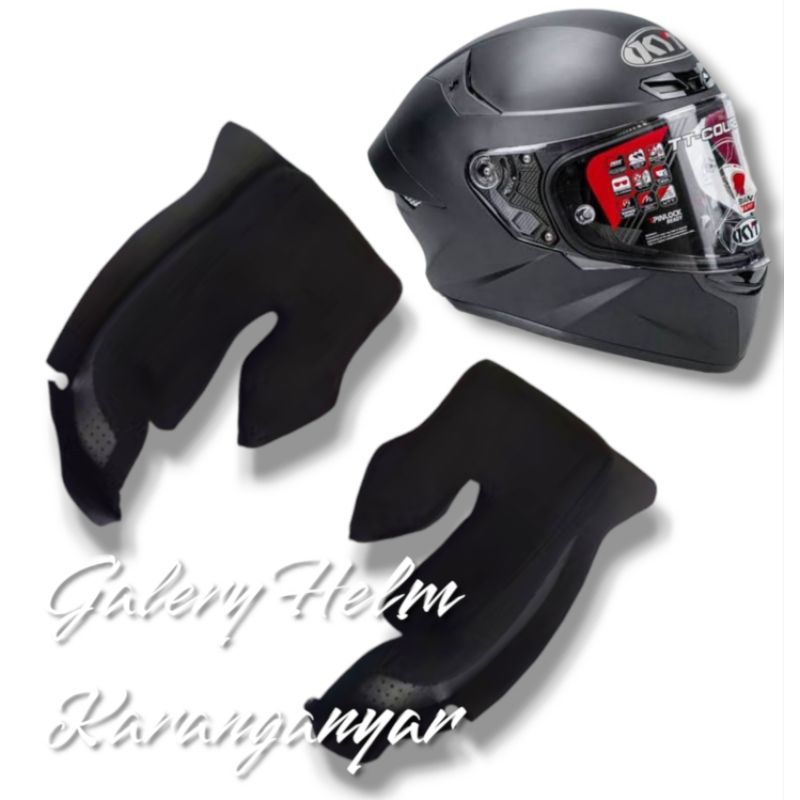Jual Busa Pipi KYT TTC all Varian || Cheek pad Helm KYT TT Course | Shopee Indonesia