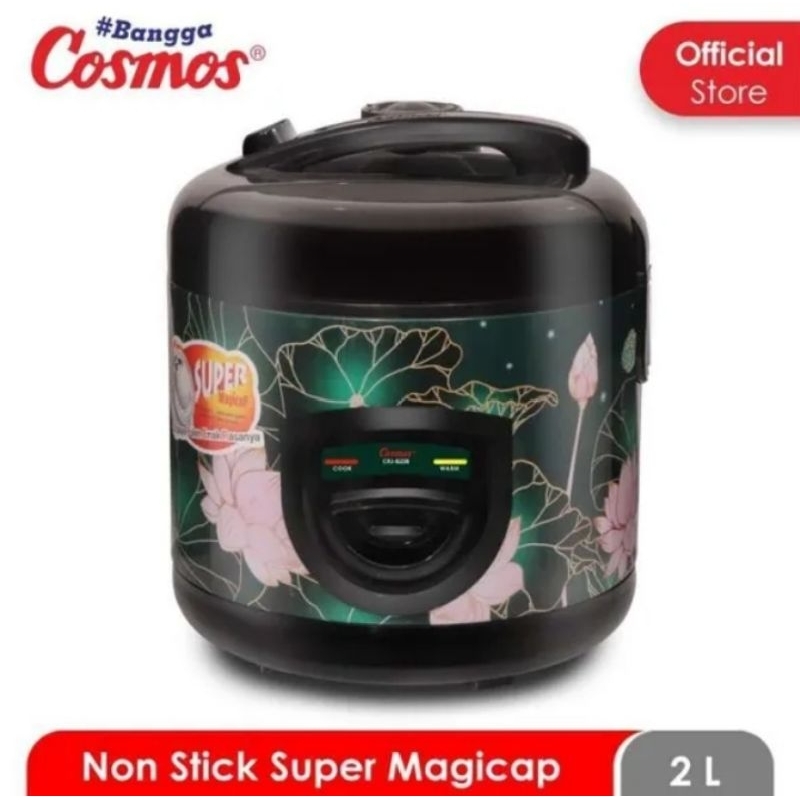 Jual COSMOS Rice Cooker Magic Com CRJ-8228 B CRJ8228B 8228B (2 L ...