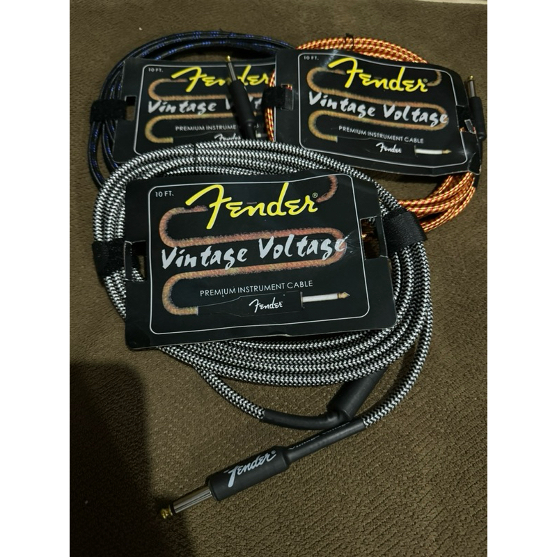 Jual KABEL JACK GITAR DAN BASS MEREK FENDER PANJANG 3 METER | Shopee ...