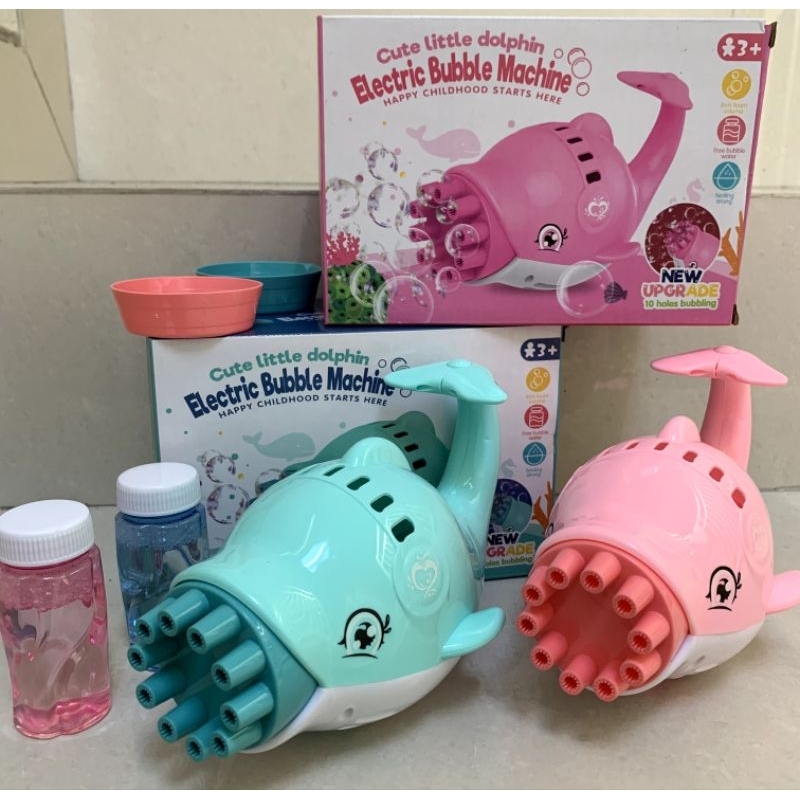 Jual Machine Bubble Gun Dolphin Pencetan Gelembung Sabun / Tembakan ...