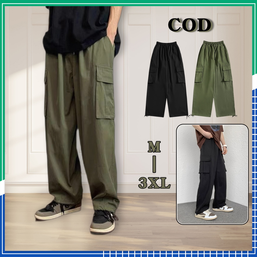 Jual Livveharft Celana cargo pants pria 5 Saku Celana Cargo Panjang ...