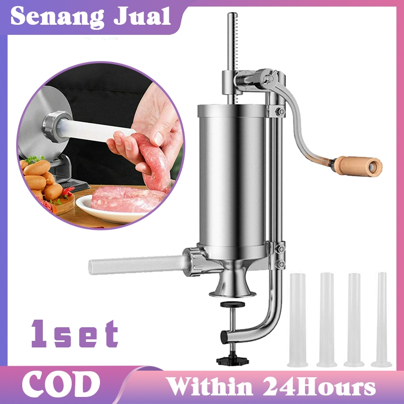 Jual 2.5lbs Alat Membuat Sosis Manual Cetakan Sosis Filler Alat ...