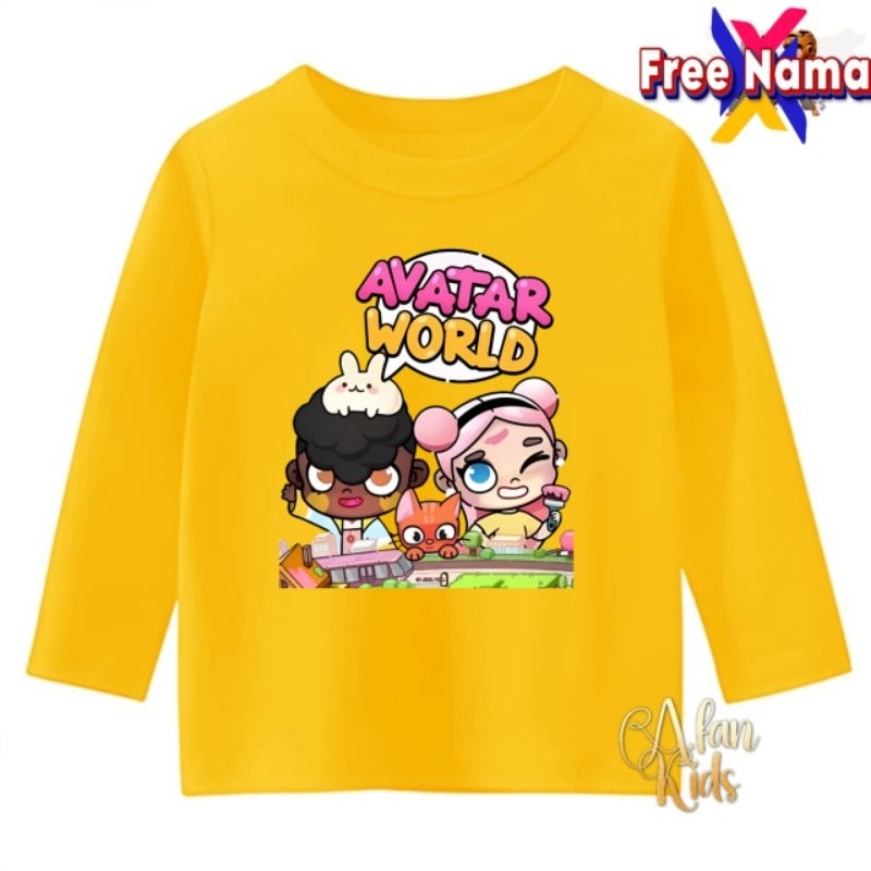 Jual baju avatar world kaos anak lengan panjang | Shopee Indonesia