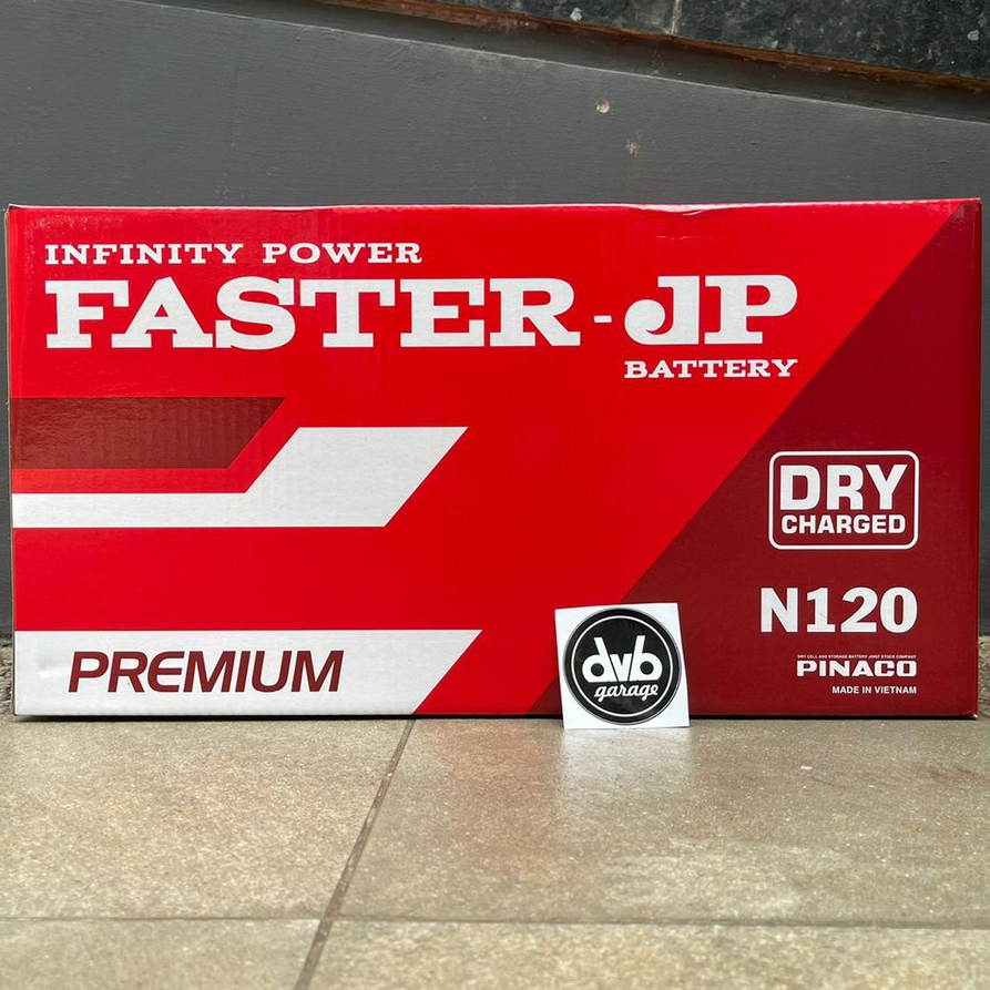 Jual ACCU FASTER JP N120 12V 120AH - AKI BASAH BATERAI BATTERY | Shopee Indonesia