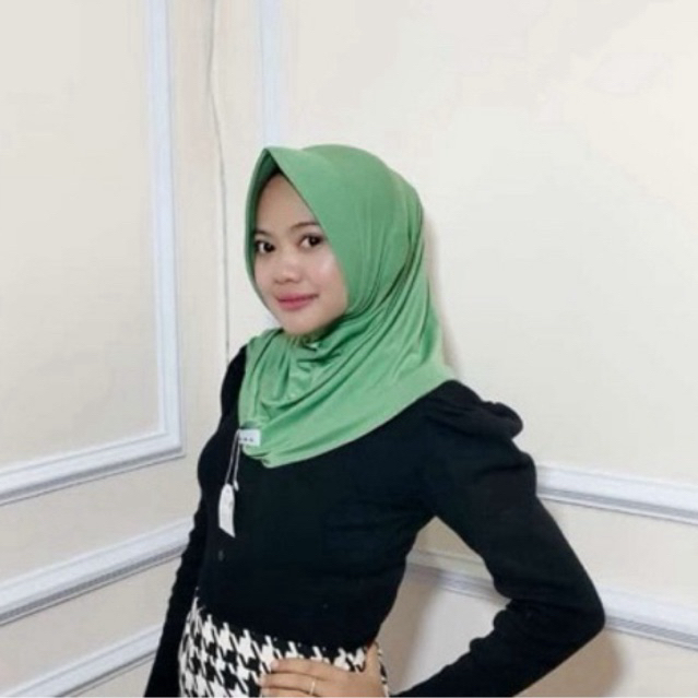 Jual kenan hijab - hijab daily instan jersey SIZE S (HIJAU PERSIT ...