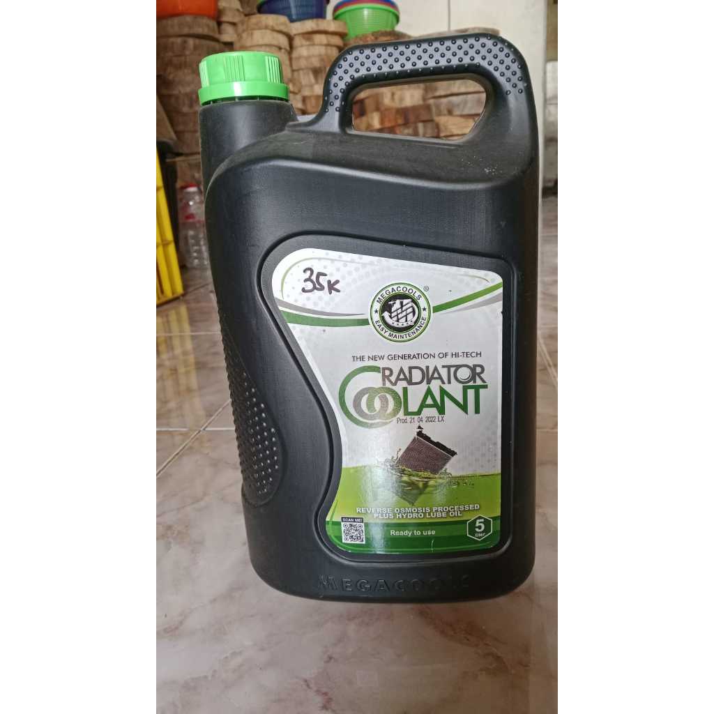 Jual Air Radiator Coolant Pendingin Mesin Mobil Motor Megacools 5L ...